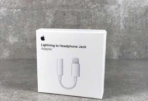 Адаптер apple lightning to 3.5 mm Headphone Jack