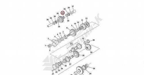 Подшипник JCB 917/02400
