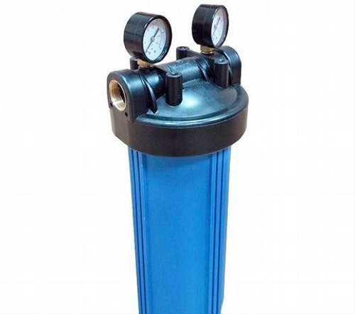 Фильтр для воды Kristal Filter Big Blue 20" с мано