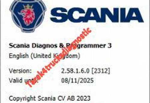 Scania SDP3.2.58.1+Xcom 2.30+sops +Marine