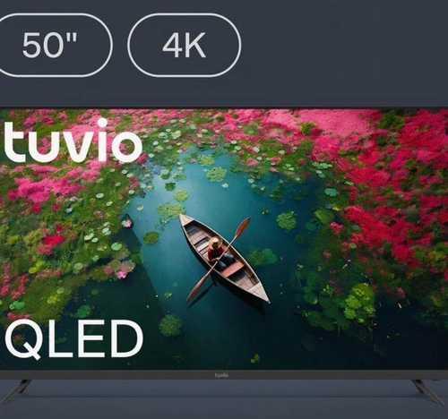 Новый 50” Телевизор Tuvio 4K ultra HD qled Алиса