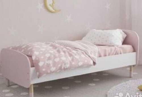 Кровать с бортиком детская с облачком, матрас