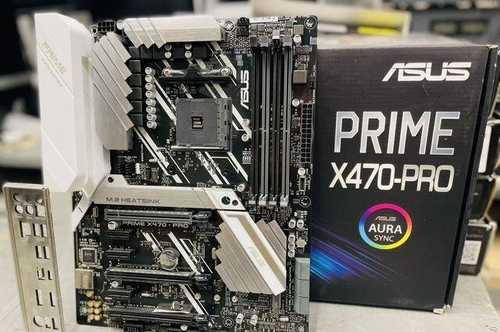 Материнская плата asus prime X470-PRO AM4