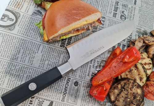 Кухонный нож Сантоку клинок 18см(Santoku)