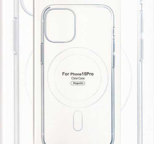 Силиконовый чехол для iPhone 15 Pro Clear Case