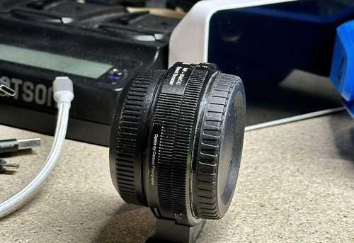 Speed booster metabones NF nikon 0,71 ultra