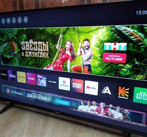 43" Телевизор Hisense qled, 4K Ultra HD, смарт тв