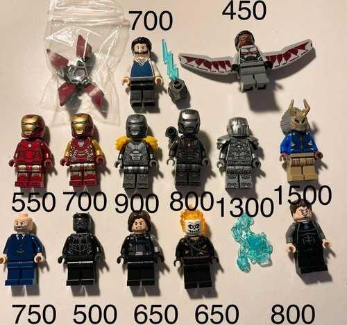 Lego Marvel minifigures