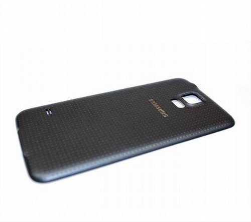 Задняя крышка для Samsung G900F Galaxy S5 (черный)