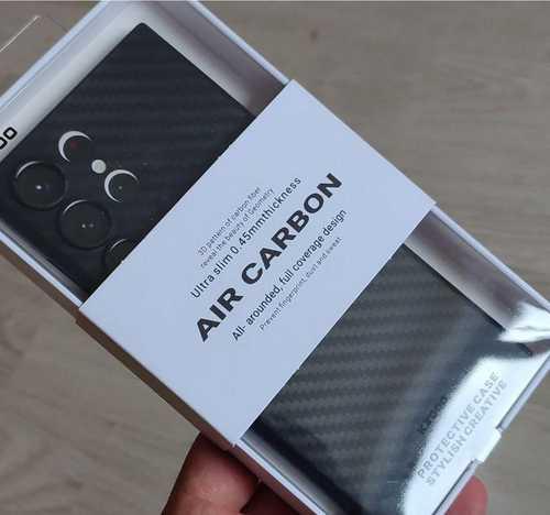 Чехол Air carbon на Samsung S23 Ultra