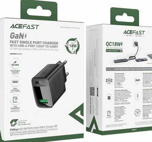 Сетевое зарядное устройство USB Acefast A90 (18W