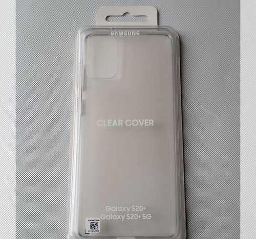 Чехол Clear Cover на Samsung S20  оригинал