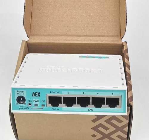 Mikrotik hex (rb750gr3) новый