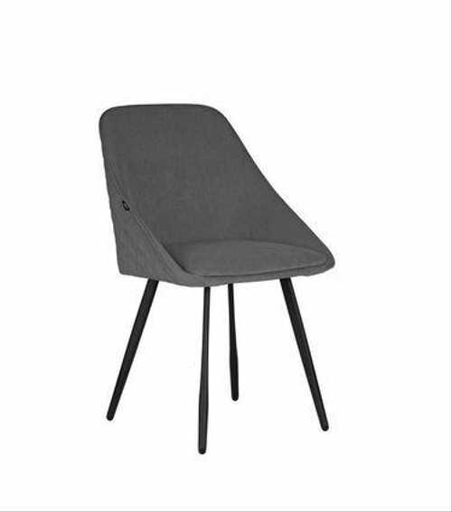 Серый обеденный стул спинка велюр Stella16 Stone