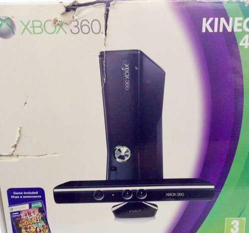 Приставка Xbox 360 Kinect 4 GB