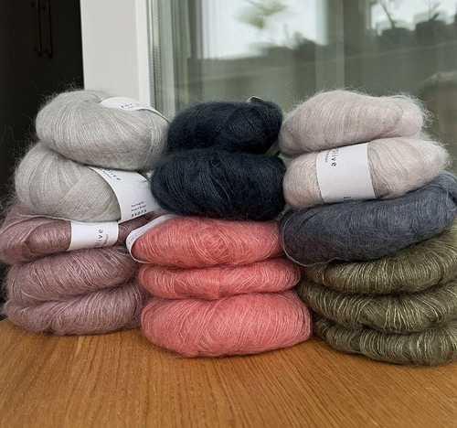 Пряжа Knitting for Olive (мохер/шелк)