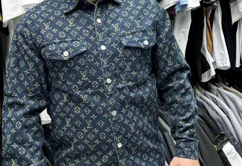 Джинсовая рубашка louis vuitton