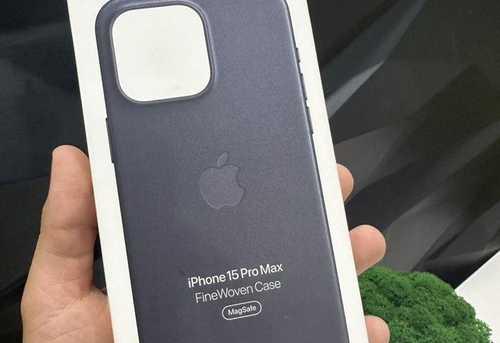 Чехол iPhone 15 Pro Max FineWoven Case Black
