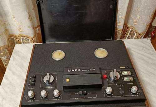 Катушечный магнитофон маяк 205