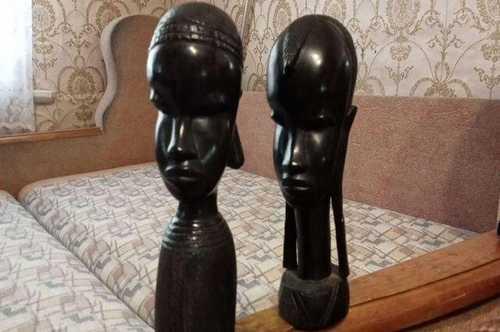 Статуэтки из черного дерева африка