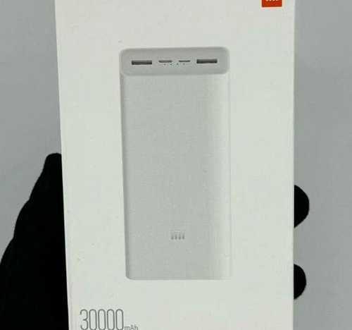 Powerbank xiaomi 30000mAh(белый)