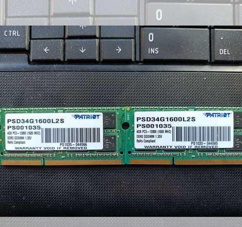 Оперативная память ddr3 4 gb 1600