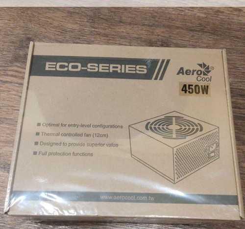 Блок питания aero cool 450w eco-series