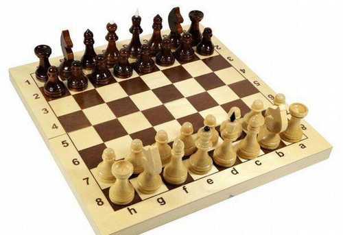 Шахматы маленькие деревянные, 30х30см