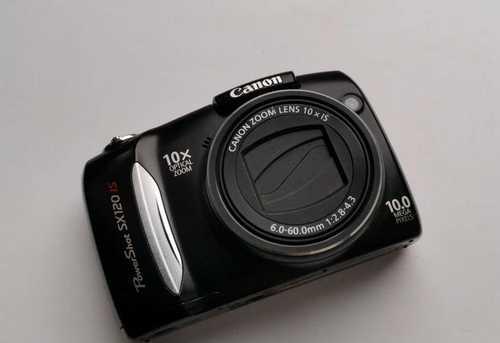 Компактный фотоаппарат Canon PowerShot Sx 120 is