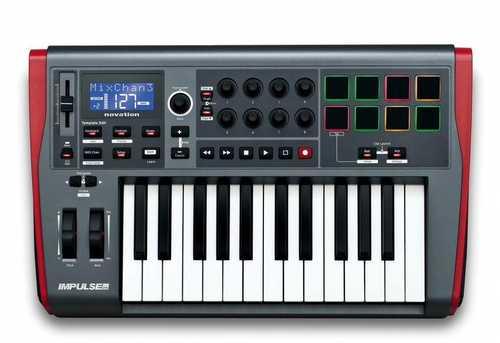 Novation Impulse 25 midi клавиатура, 25 клавиш