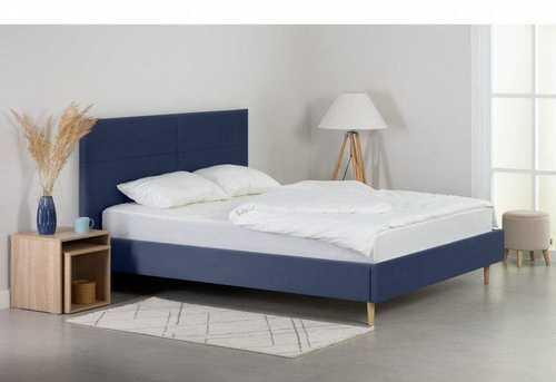 Кровать Майтон 140 Velvet Navy Blue