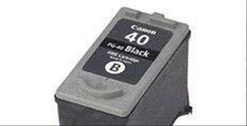 Картридж струйный Canon PG-40 0615B025 черный (16м