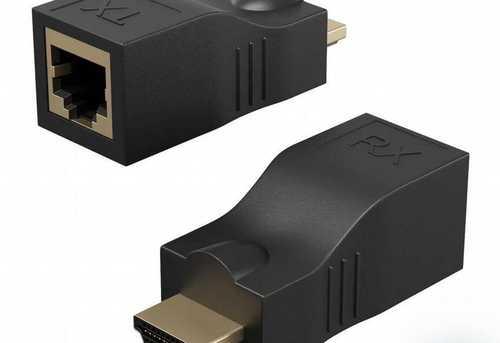 Hdmi удлинитель gsmin адаптер RJ-45 2 штуки