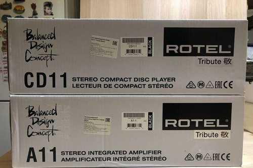Rotel A11 и CD11 Tribute Hi-Fi усилитель и сд