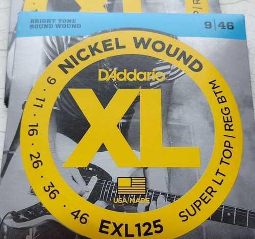 Струны D'Addario Nickel 9/46