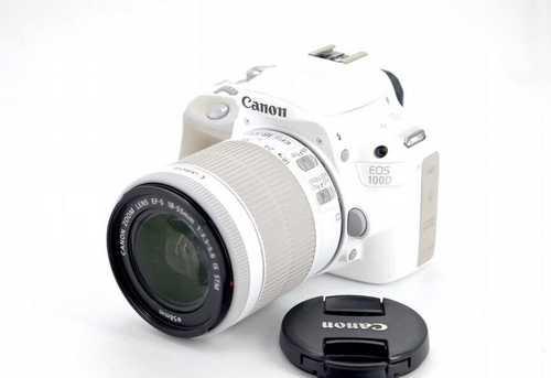 Canon 100d white + 18-55 kit