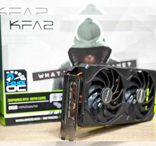 Видеокарта KFA2 geforce rtx 3070 no LHR