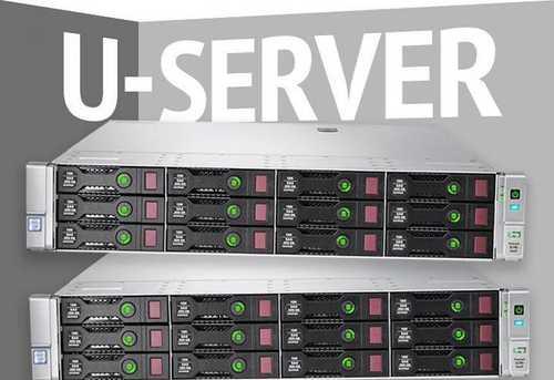Сервер HP DL380 Gen9 12*3.5 +2*2.5 2*2699v3 64Gb P