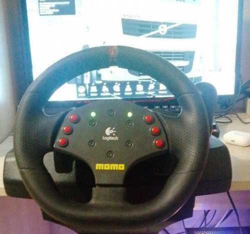 Руль logitech momo racing