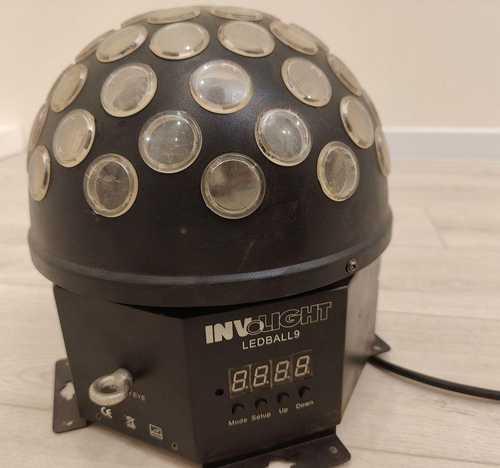 Светомузыка. Светодиодный шар. invlight LED ball 9