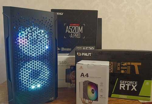 Игровой пк RTX 2060/ Ryzen 5500/16GB/SSD M2 480GB