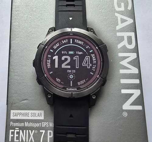 Garmin Fenix 7 PRO Sapphire Solar 47 mm