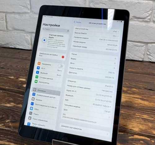 Apple iPad 9gen 256 гб Wi-Fi Cellular