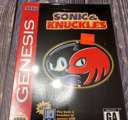 Sonic&Knuckles Sega Genesis Original NEW sealed