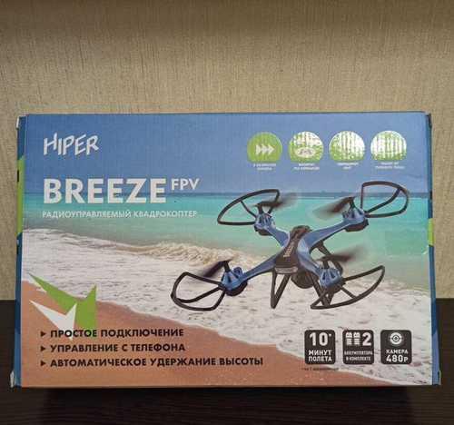 Новый радиоуправляемый квадрокоптер Hiper Breeze с