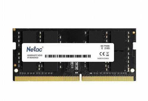 Память оперативная DDR4 SO-dimm 16Gb Netac 2666MHz