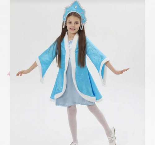 Костюм снегурочки для девочки 140