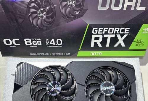 Видеокарта asus RTX 3070 Dual V2 OC 8 GB NO LHR