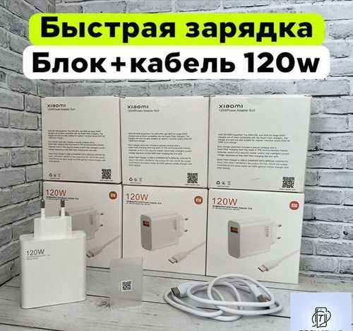 Комплект зарядки Xiaom1 120W Type-С