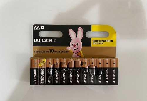 Батарейки Duracell 12шт (аа, пальчиковые)